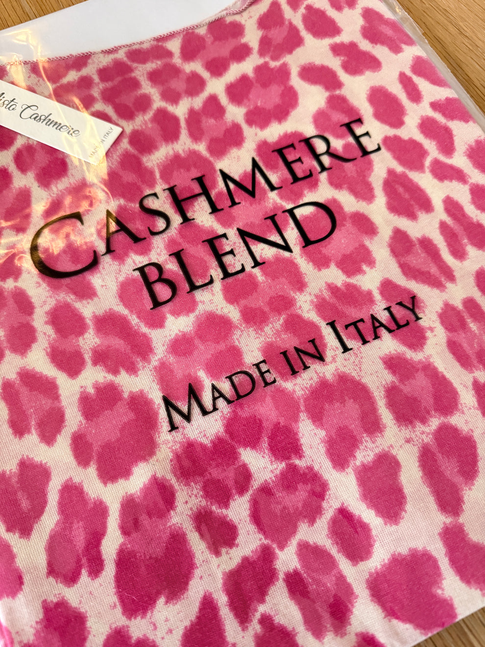 Pink Leopard Cashmere Blend Layering Top – Boutiquemma